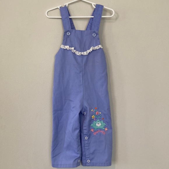 Vintage | Bottoms | Vintage Cabbage Patch Kids Overalls 24 Month Girls ...